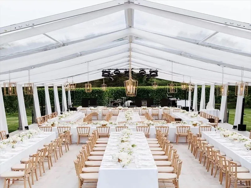 Luxury Clear Top Wedding Tent - Baikal Tent